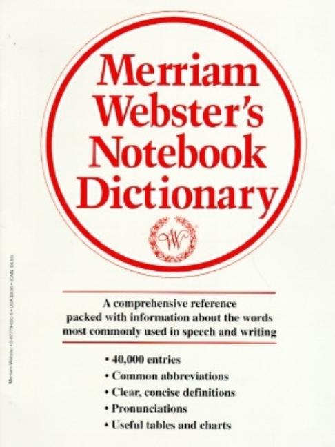 Merriam Webster s Notebook Dictionary Paperback Walmart Walmart Merriam Webster s Notebook Dictionary Paperback Walmart Walmart