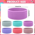 Silicone ba-by Bottle Labels, 6 Pcs Writable Daycare Bottle Name Tags ...