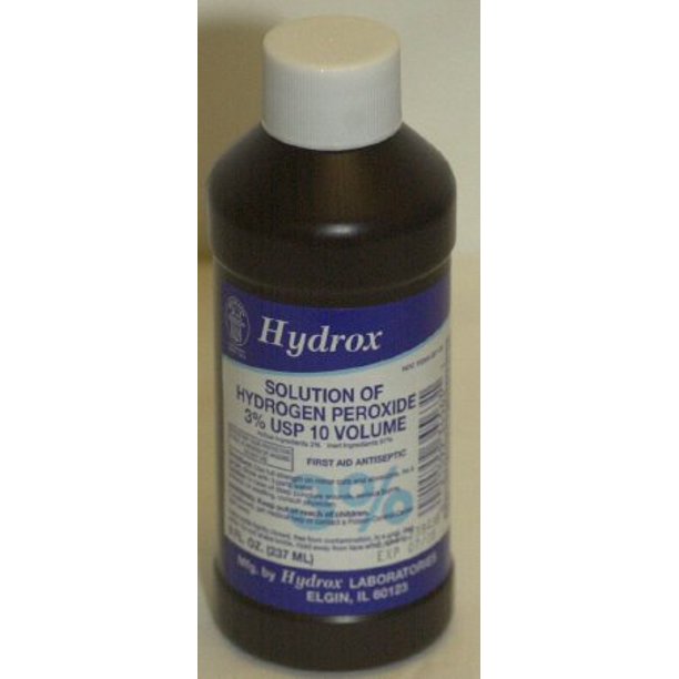 McKesson Hydrogen Peroxide 3%, Antiseptic, Topical Solution Bottle, 8 ...