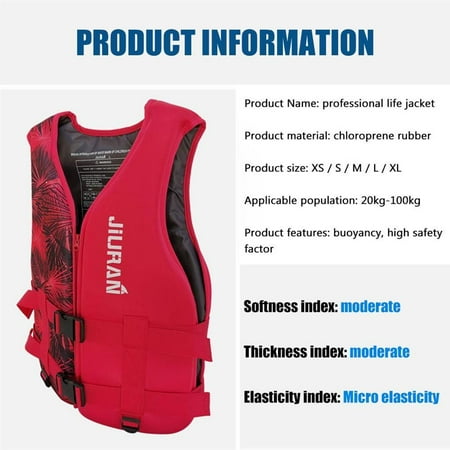 Life Jacket Swim Vest Adjustable Safety Life Jacket; Swimming Float ...
