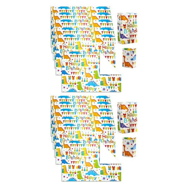 keepw 6pieces Colorfast Wrapping Roll Cartoon Animal Pattern For Cute ...
