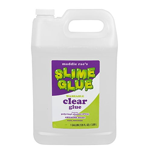 Maddie Rae's Clear Slime Glue - 1 Gallon - Non Toxic - The Clearest ...