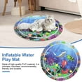 MIRROR Water Sensory Playmat Interactive Cat Toys Self Play Mat with ...