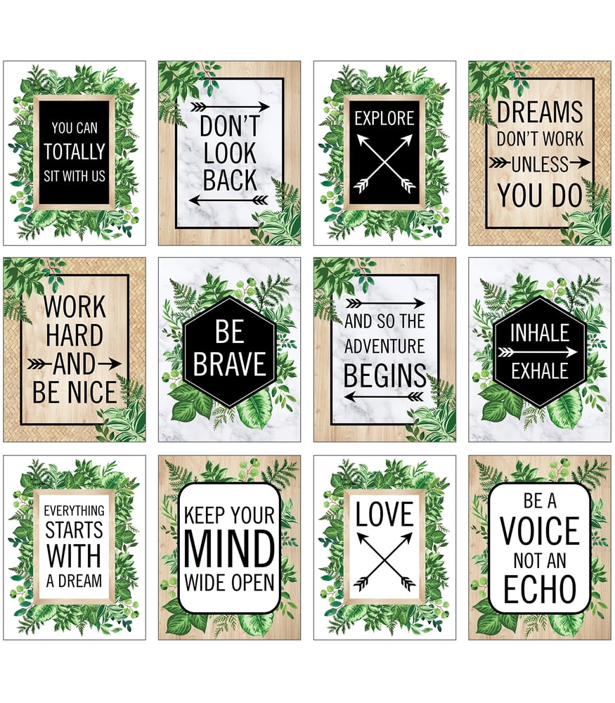 Schoolgirl Style Mini Posters: Simply Boho 12 mini posters - Walmart.com