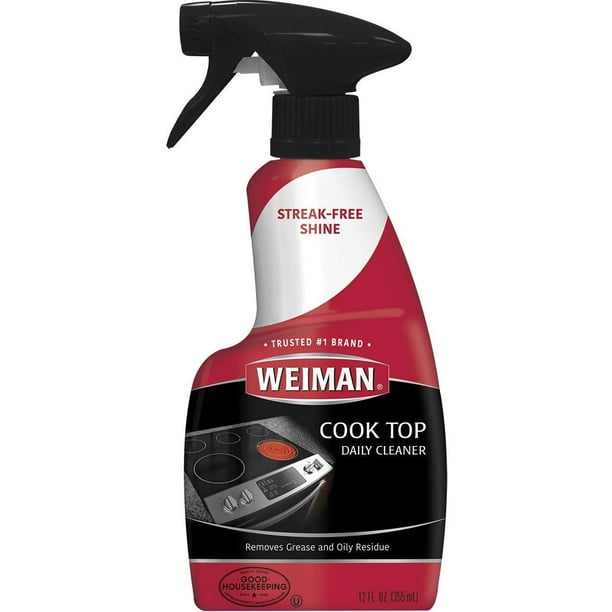 Weiman Glass Cooktop Cleaner - 12 Ounce - Walmart.com - Walmart.com
