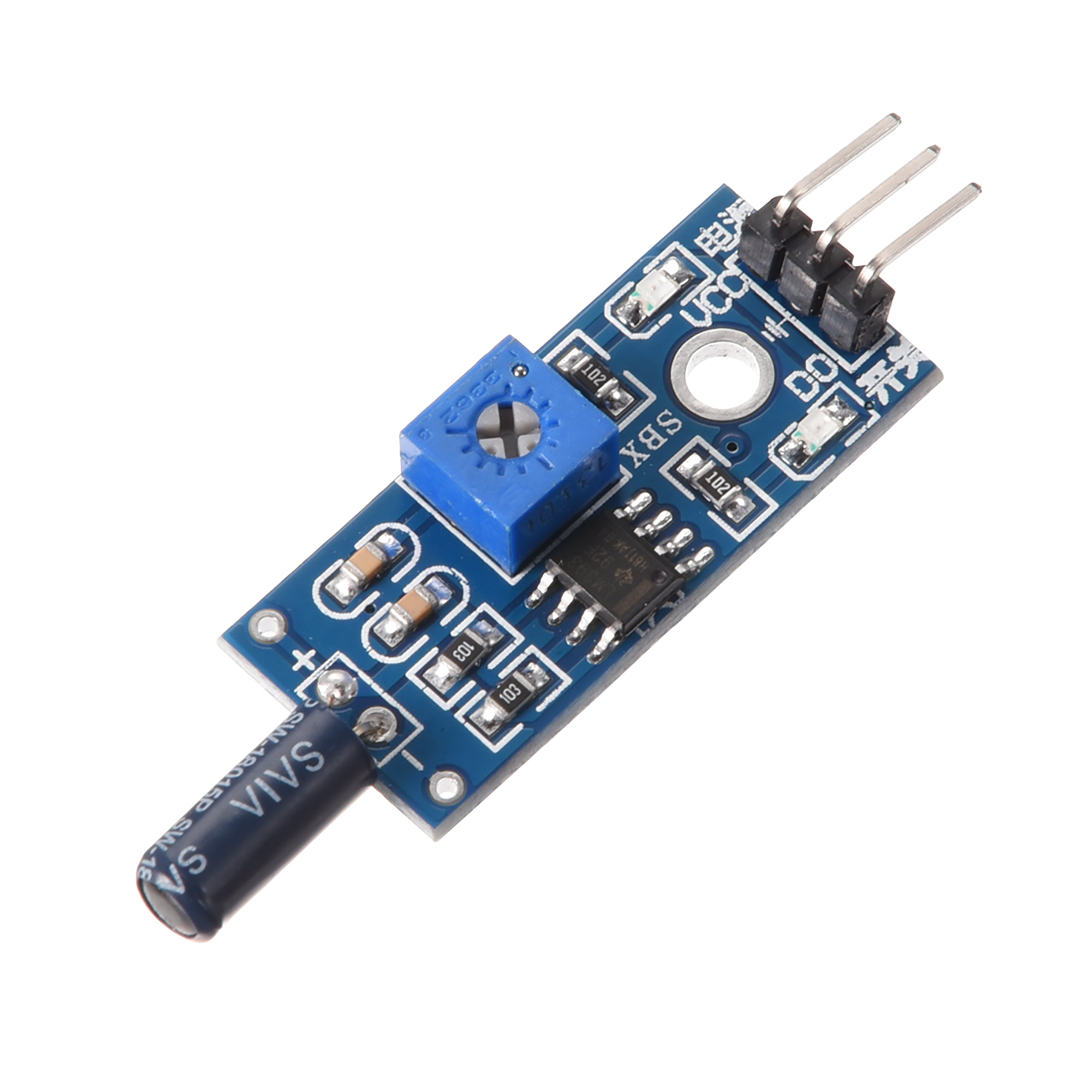 Vibration Sensor SW-18010P Module - Walmart.com - Walmart.com