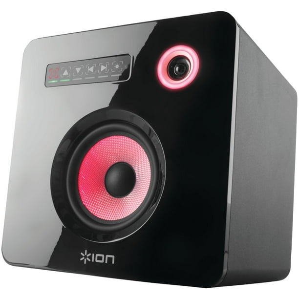 ION Audio Flash Cube Wireless Bluetooth Speaker with Multicolored LED ...