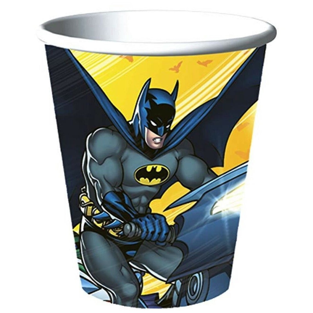 Cups - Batman - 9oz Paper - 8ct - Walmart.com - Walmart.com