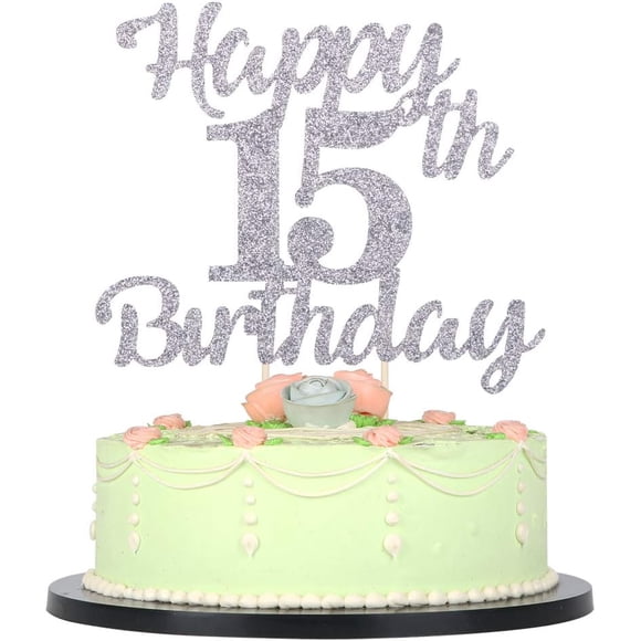 15 Birthday Cake Topper