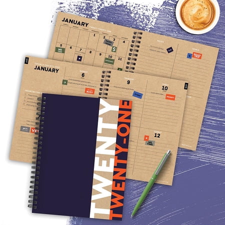 2021 Sideways Medium Weekly Monthly Planner | Walmart Canada