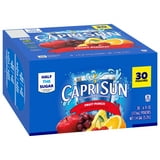 Capri Sun Fruit Punch Juice Box Pouches, 30 ct Box, 6 fl oz Pouches ...