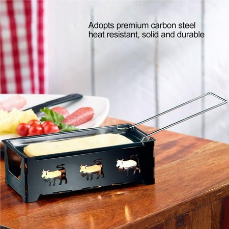 Portable Non-Stick Cheese Raclette Rotaster Baking Cheese Raclette Mini ...