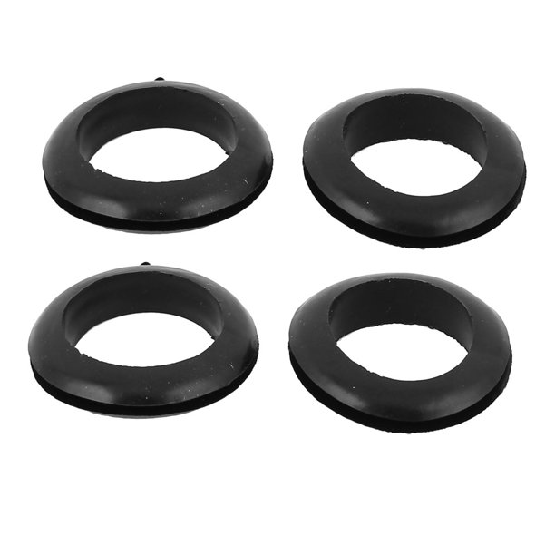 4 Pcs Black 50mm External Diameter Rubber O Ring Oil Seal Sealing Ring