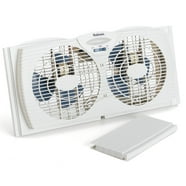 Holmes Dual Blade Window Fan with Comfort Control Thermostat (HAWF2041 ...