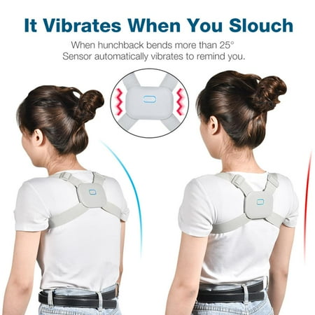 Adjustable Smart Intelligent Posture Corrector Vibration Reminder Upper ...