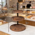 2 Pack-3 Tier Round Tiered Wooden Dessert Display Stand - Walmart.com