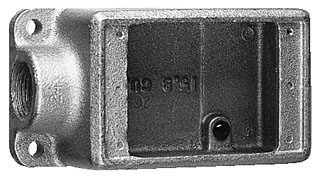 Crouse-Hinds FD2 Condulet Single Gang Cast Device Box, 3/4-Inch ...