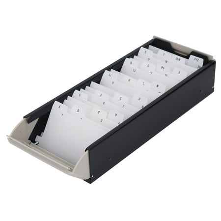 Card File Holder Organizer, A To Z Iron Plastic Double Ended Expansion ...