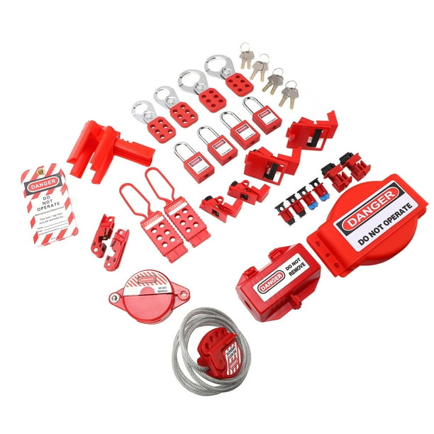Electrical Loto Kit,Electrical Lockout Tagout Kit Safety Padlocks Set ...