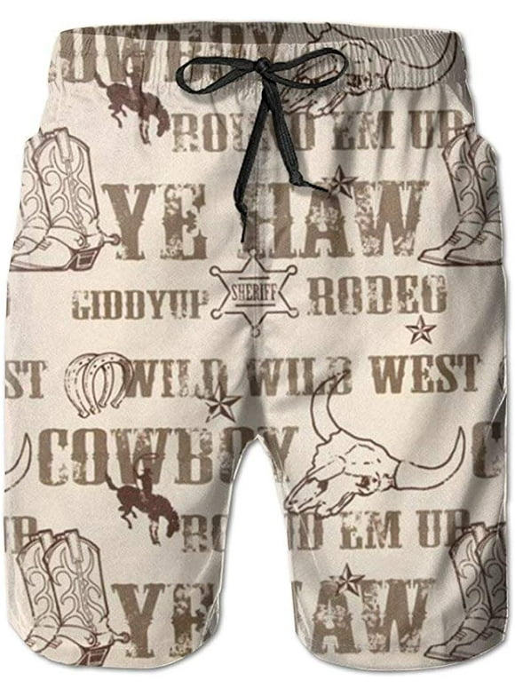 Cowboy Swim Trunk
