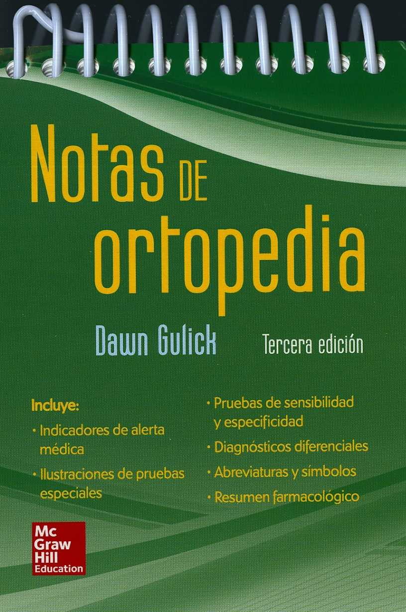 Notas DE Ortopedia MCGRAW-HILL EDUCATION DAWN GULICK | Walmart en línea