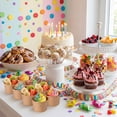 50 Pieces Disposable Ice Cream Cup Paper 5 oz Kraft Small Bowls for ...