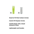 Allen Company Carbon Arrow Press-In Nocks & Inserts, Aluminum, 6-Pack ...