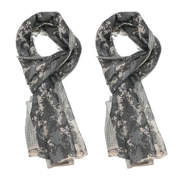 Uxcell 63"x20" Camouflage Netting Mesh Net Camo Scarf Veil Desert Mesh ...