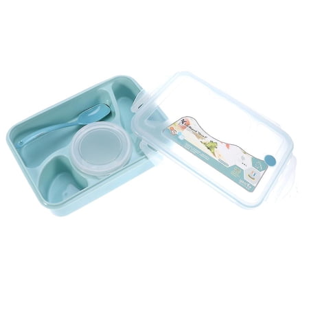 5 Compartments Plastic Lunch Box With Soup Bowl Good Sealing ...