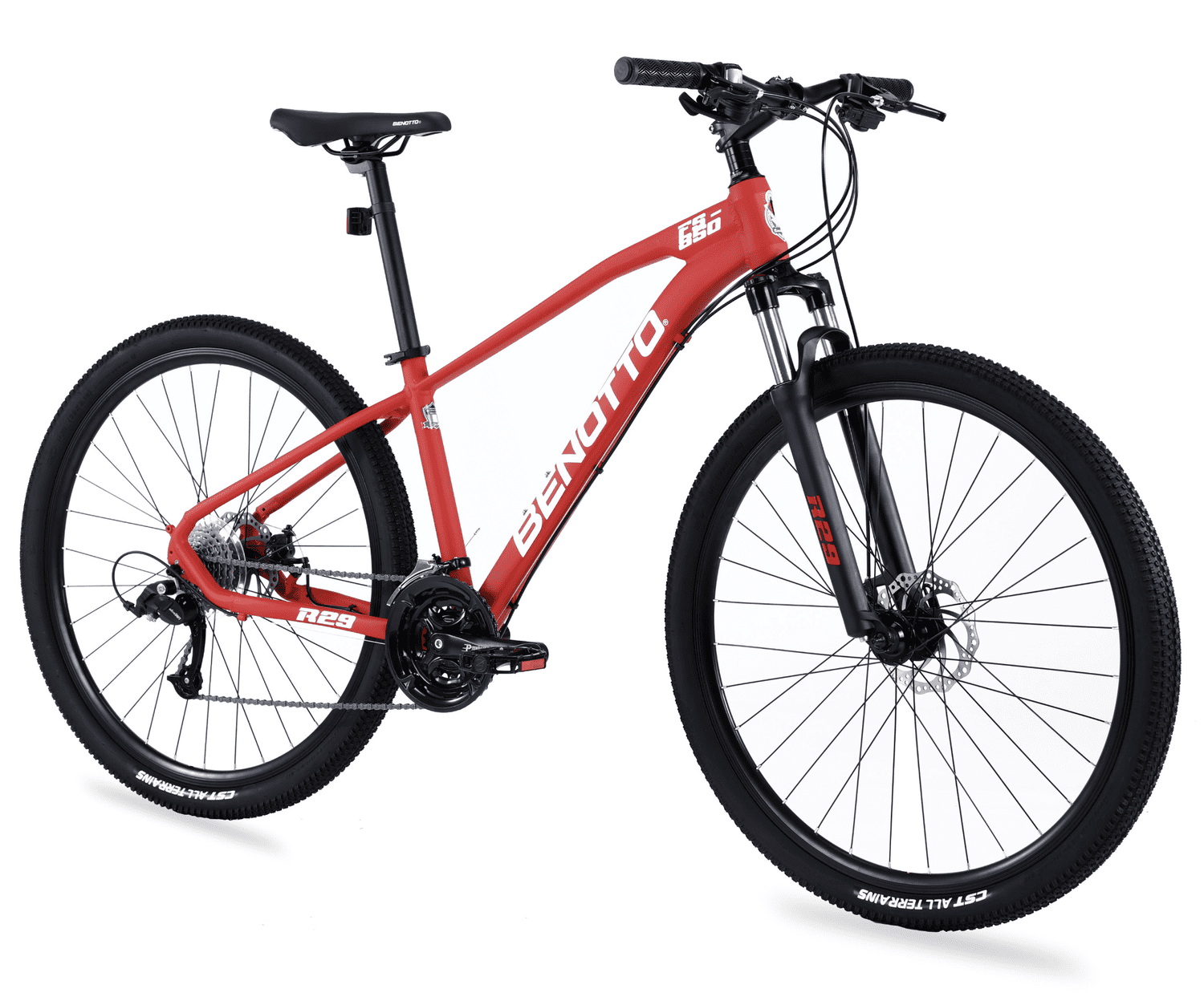 Bicicleta BENOTTO Montaña FS-850 R29 24V Aluminio Rojo | Walmart en línea