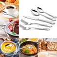 10- Silverware Set with Scalloped Edge, Stainless Flatware Cutlery Set ...