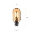 Better Homes & Gardens LED Vintage Light Bulb, T45 40 Watts Amber ...