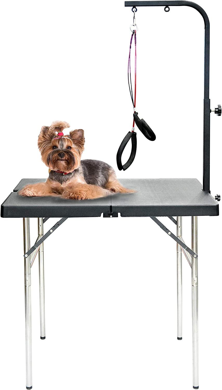 SHELANDY PET DOG GROOMING TABLE FULLY FOLDABLE FOR MOBILE GROOMER ...