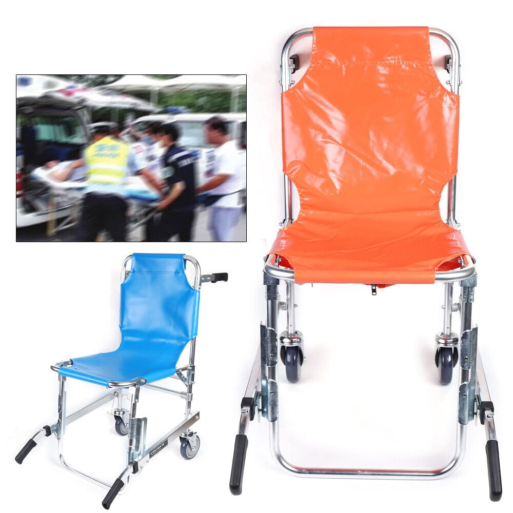 Stair Chair - EMS Medical Emergency Evacuation 2 wheel Lift Orange Fast ...