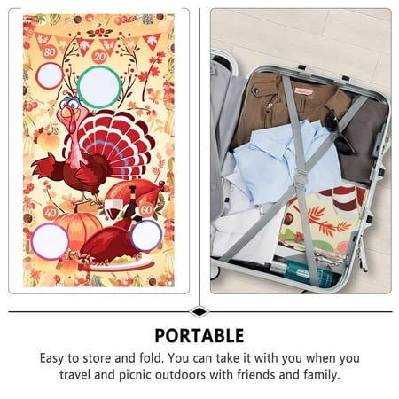 Sandbag Throwing Game Hanging Banner Reusable Sandbag Throwing Game ...