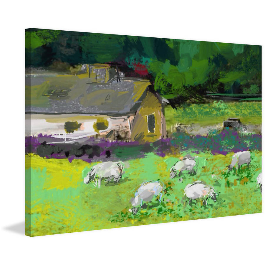 "Cotswold Farm" by Arthur Pina Painting Print on Wrapped Canvas ...