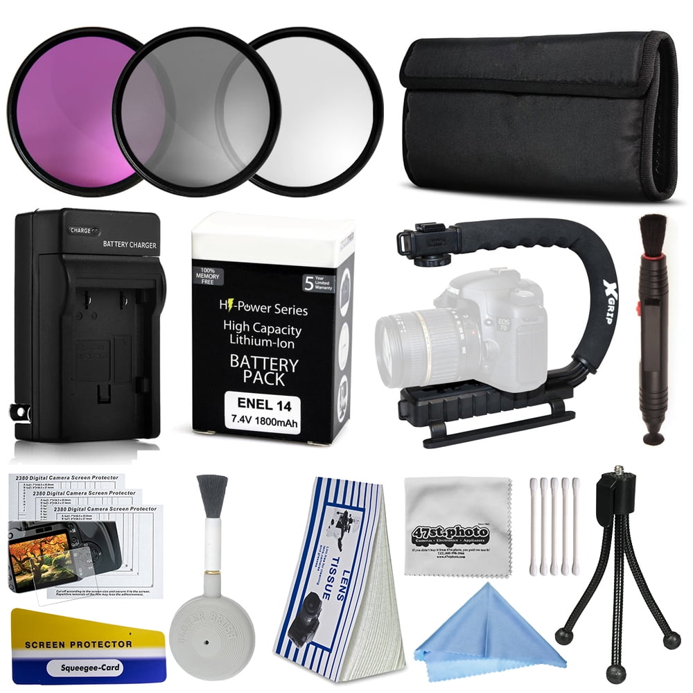 Beginners Accessories Package for Nikon D5500 D5300 D5200 D5100 D3300 ...