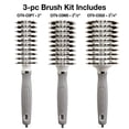 Olivia Garden Ceramic + Ion Turbo Vent Combo Hair Brush (ionic & 100% ...