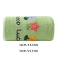 Aufmer Embroidery Fluff Edge Warm Towel Super Absorbent Daily Wiping ...