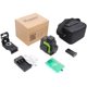 Huepar 3 x 360 Degree Cross Line Laser Level Green Beam Self-Leveling ...