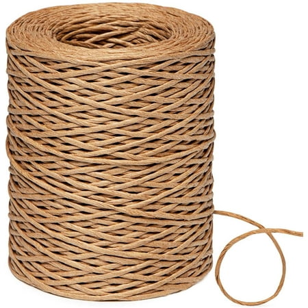 Paper Yarn 200m Iron Paper Rattan Natural Yarn Paper Macrame Rope, Ø 2mm Craft and Auxiliary ...
