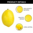 Tripumer 20 Pcs Artificial Fake Lifelike Lemons Realistic Plastic ...
