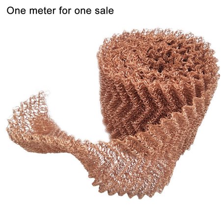 1 Meter Copper Mesh Kitchen Brew Beer Woven Filter 4 Wire Bar Stainless ...