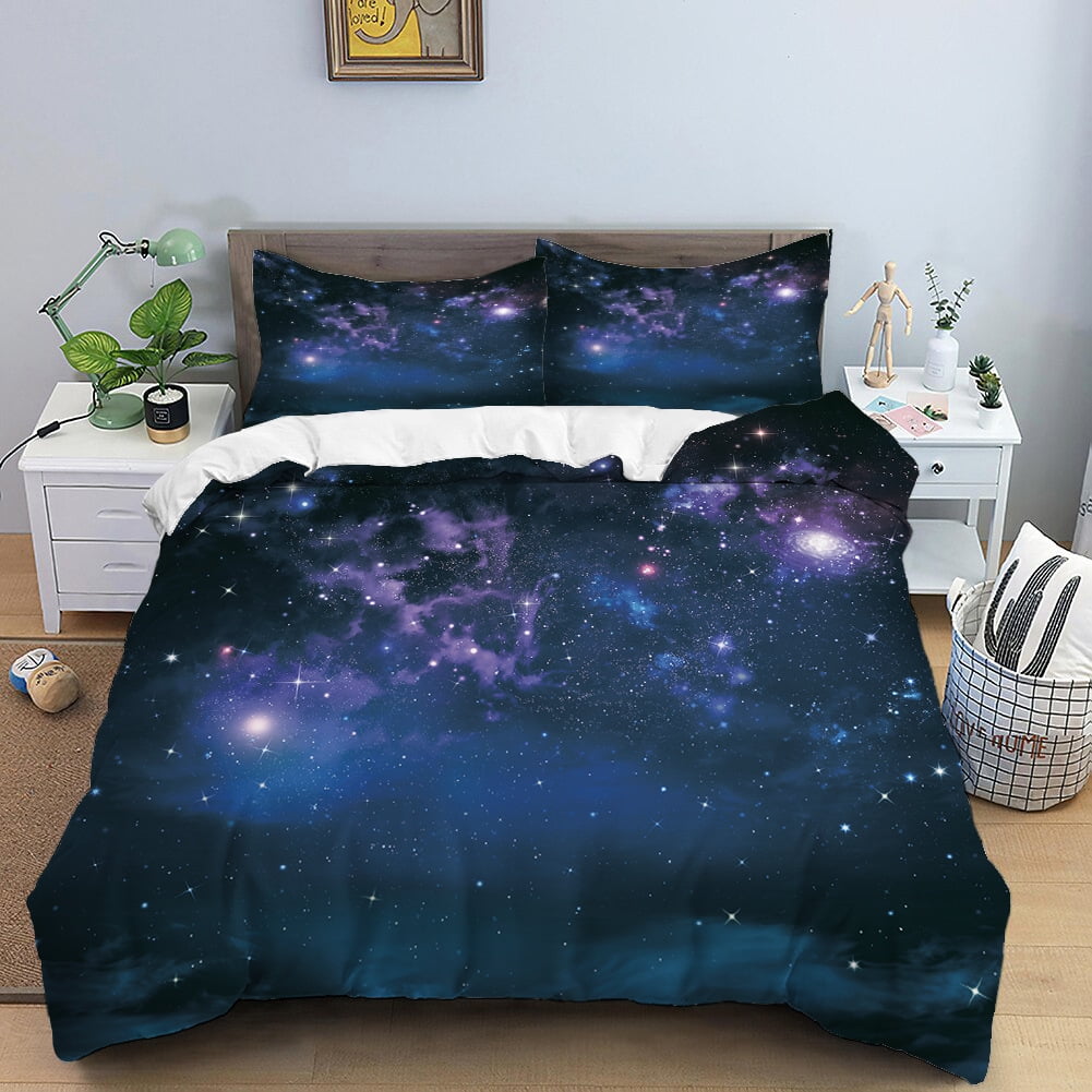 Scenery Painting Pattern Quilt Cover Set Twin Size 3PCS 3D Printed ...