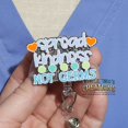 Spread Kindness Not Germs Badge Reel: Nurse, Healthcare ID Holder ...