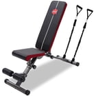 Weider XR 5.9 Adjustable Workout Bench with 4-Roll Leg Lockdown, 410 Lb ...