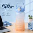 Motivational Gallon Water Bottle with Time Marker,Large Capacity ...