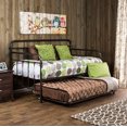 Transitional Style Metal Daybed, Dark Bronze - Walmart.com