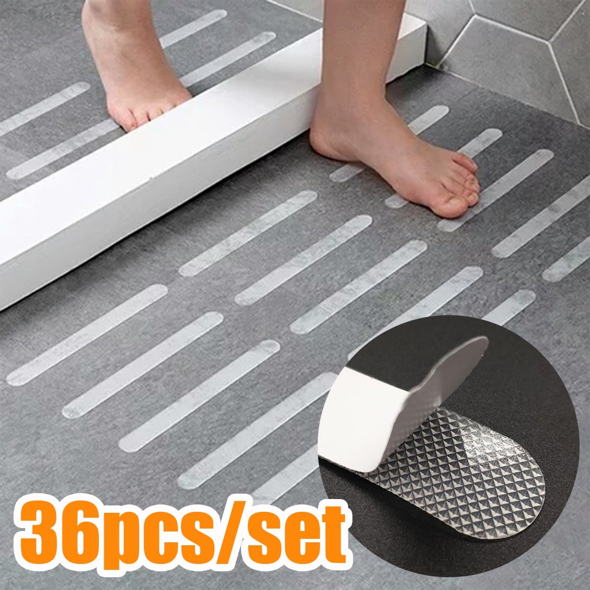 Cheer US 36Pcs Bathtub Non Slip Stickers, Safety Shower Non Slip ...