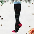 CUZIBR Cute Socks Warm Knitted Ribbed Stockings Leg Warmers Solid Color ...